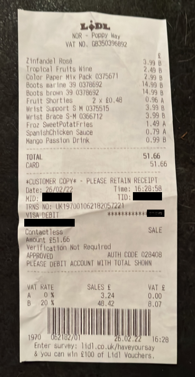 receipt upload tips — Ourcart