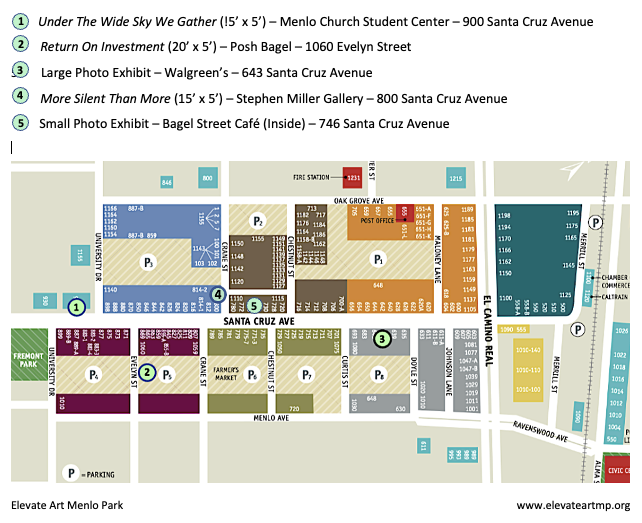 Downtown Art Walk — Elevate Art Menlo Park