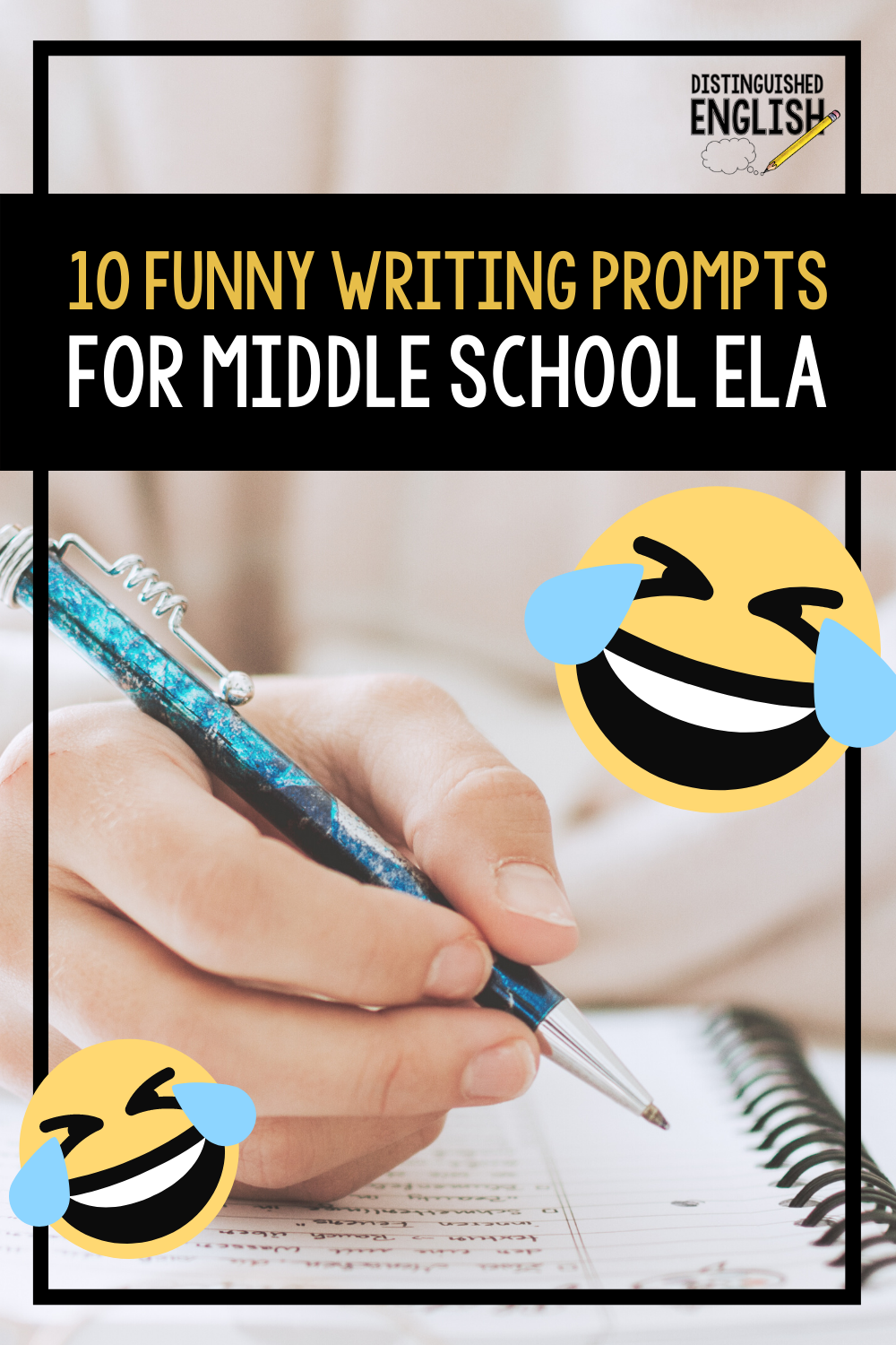 10 Funny Writing Topics for Middle School — UPBEAT ELA