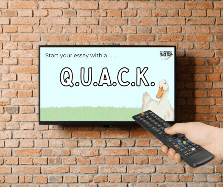 Helpful Acronyms for Essay Writing in Middle School — UPBEAT ELA