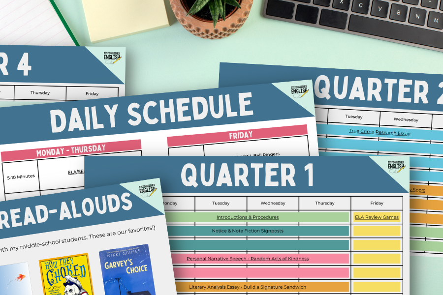 FREE Middle School ELA Resources — UPBEAT ELA