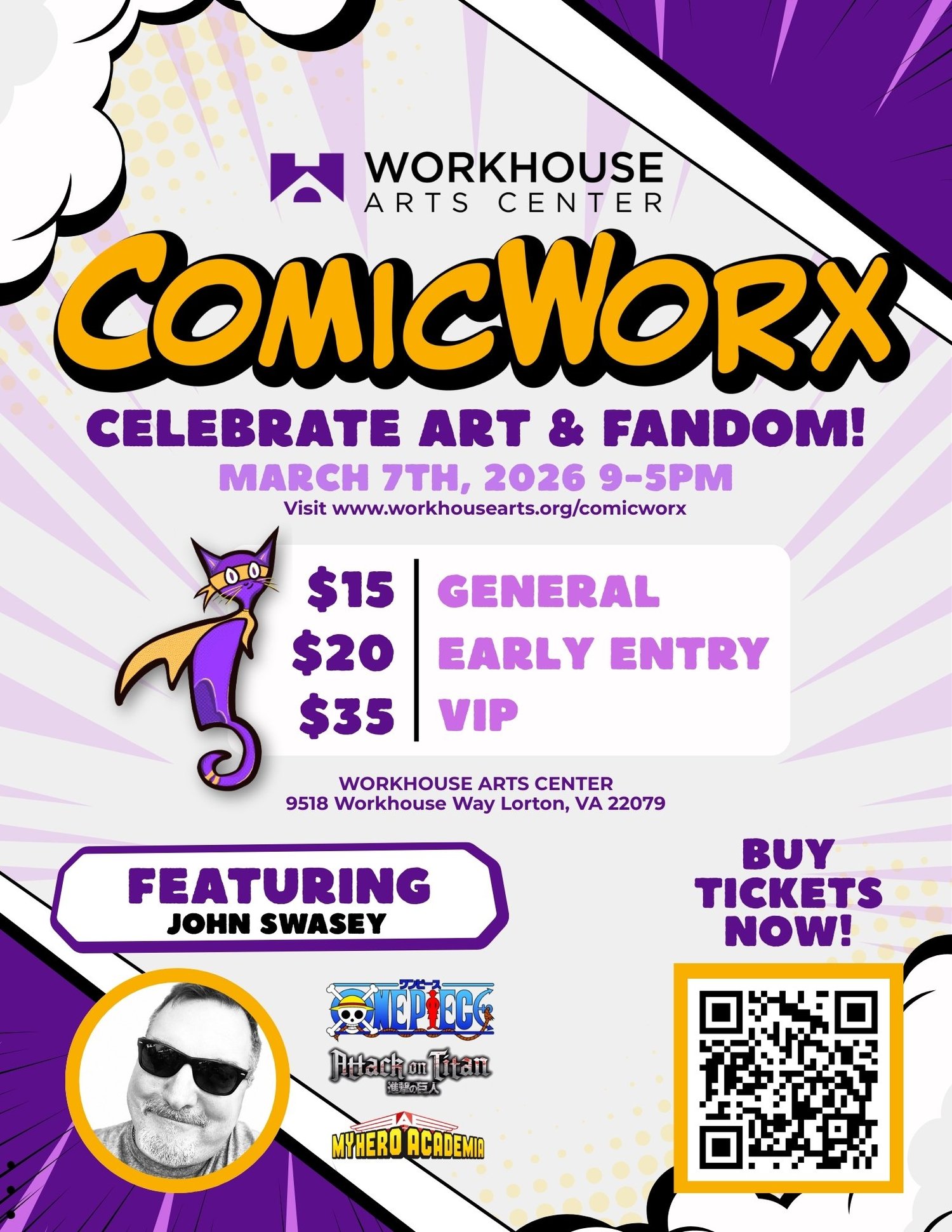 HISTORY IN THE MAKING: ComicWorx Makes Its Explosive Debut. — Workhouse ...