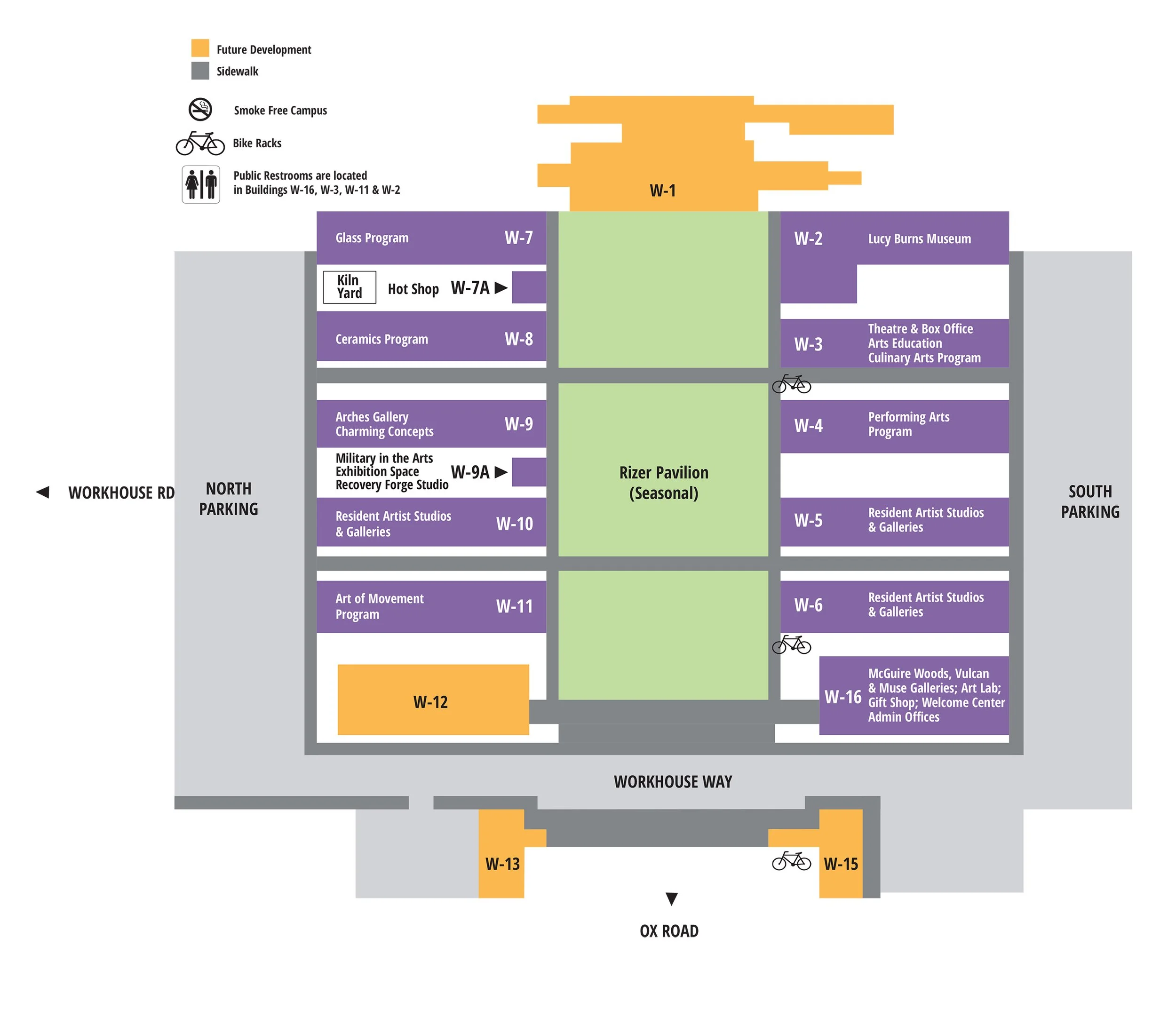 Campus Map — Workhouse Arts Center