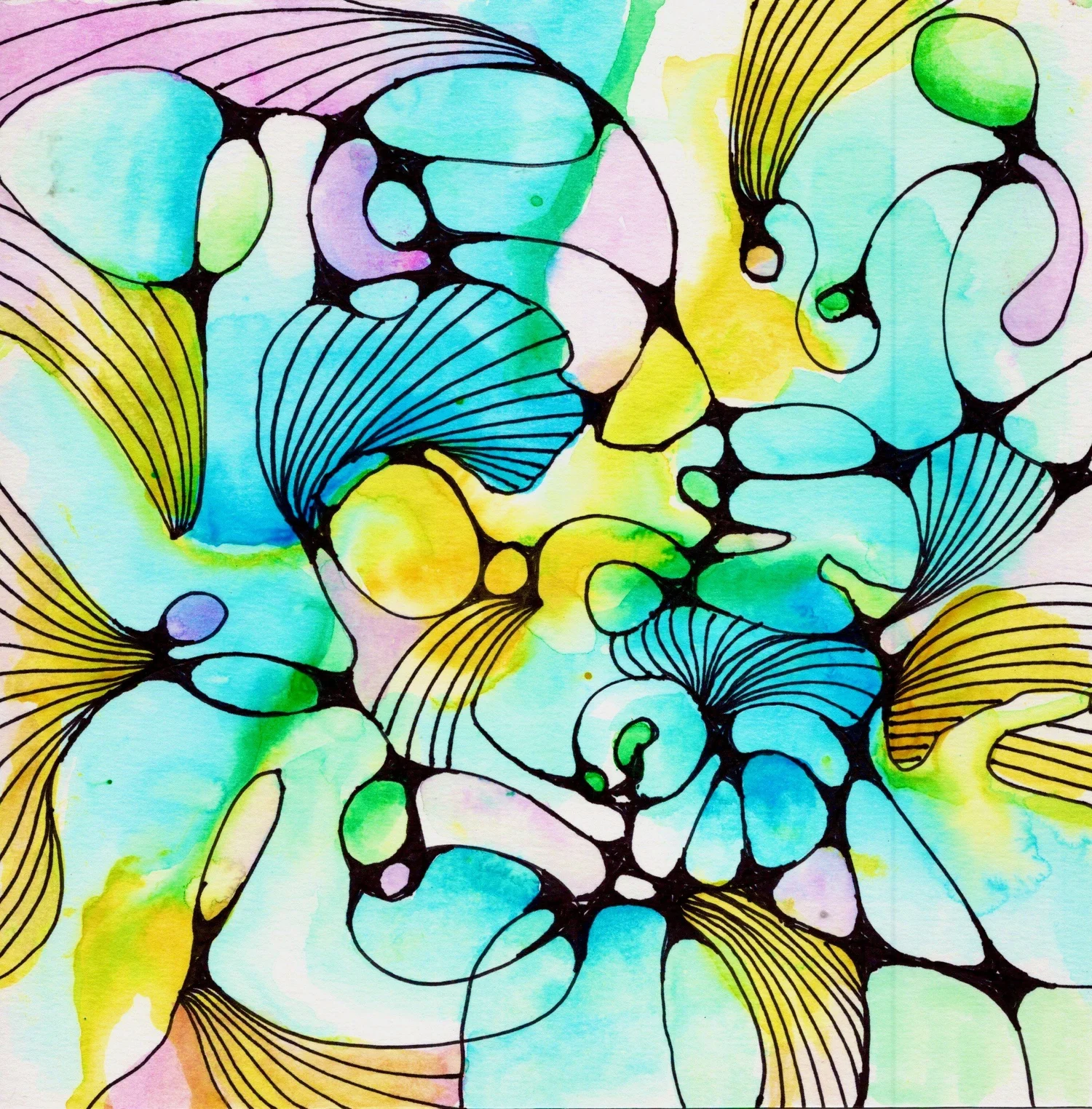 Create and Sip: Neurographic Art — Workhouse Arts Center