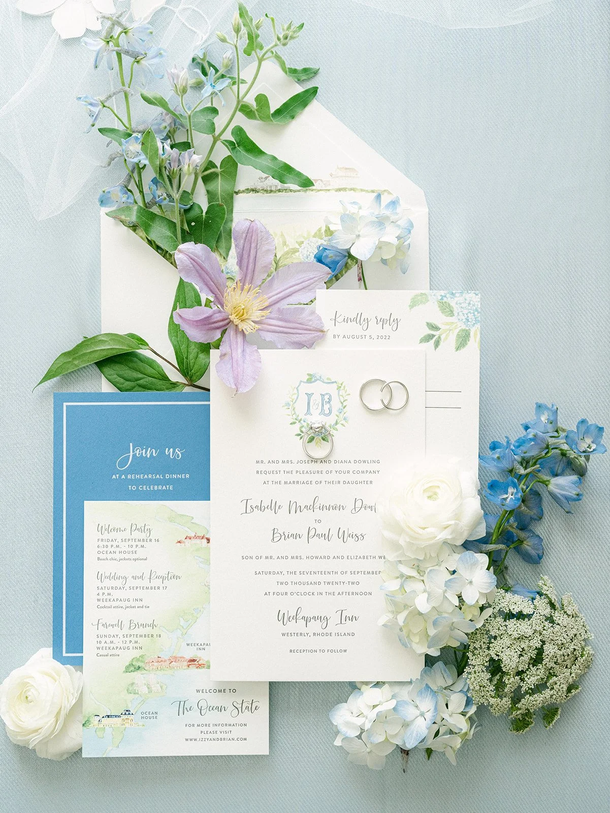 Isabelle + Brian / Weekapaug Inn — Stoneblossom