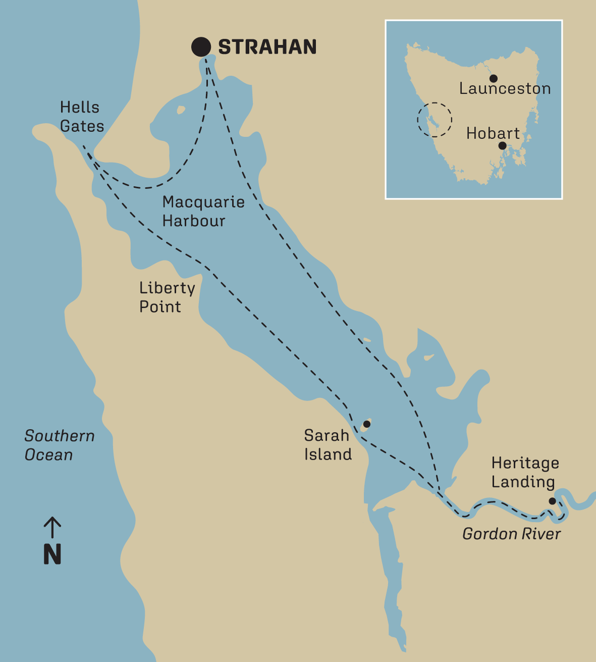 STRAHAN TASMANIA — World Heritage Cruises