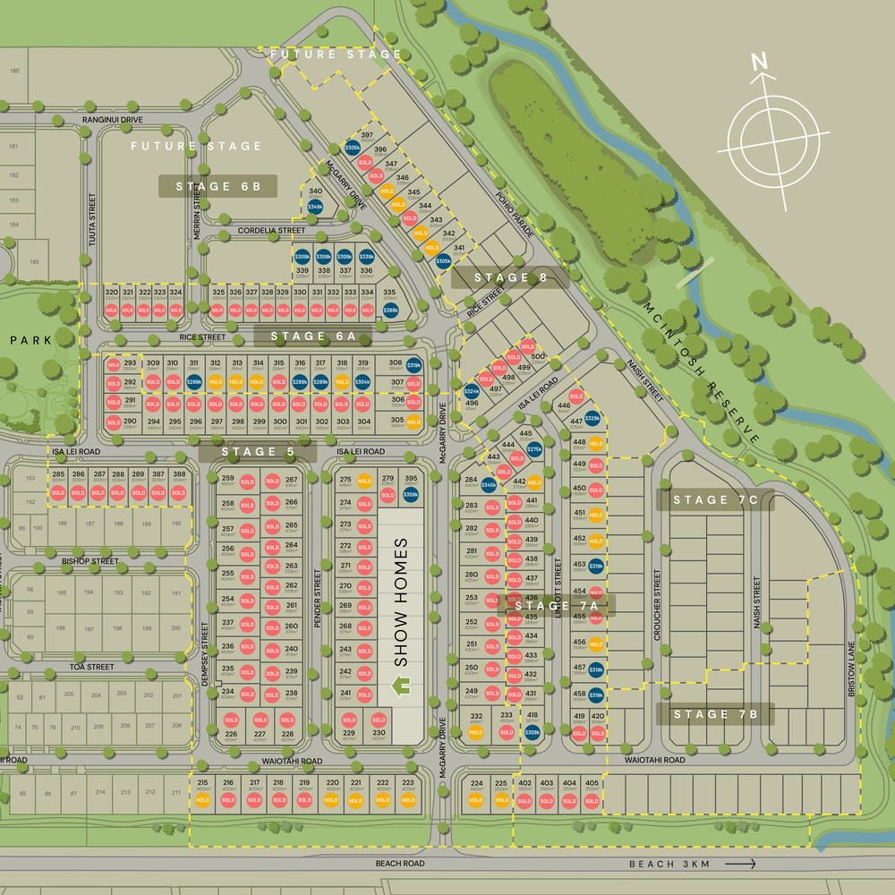 Available Sections — Beachgrove