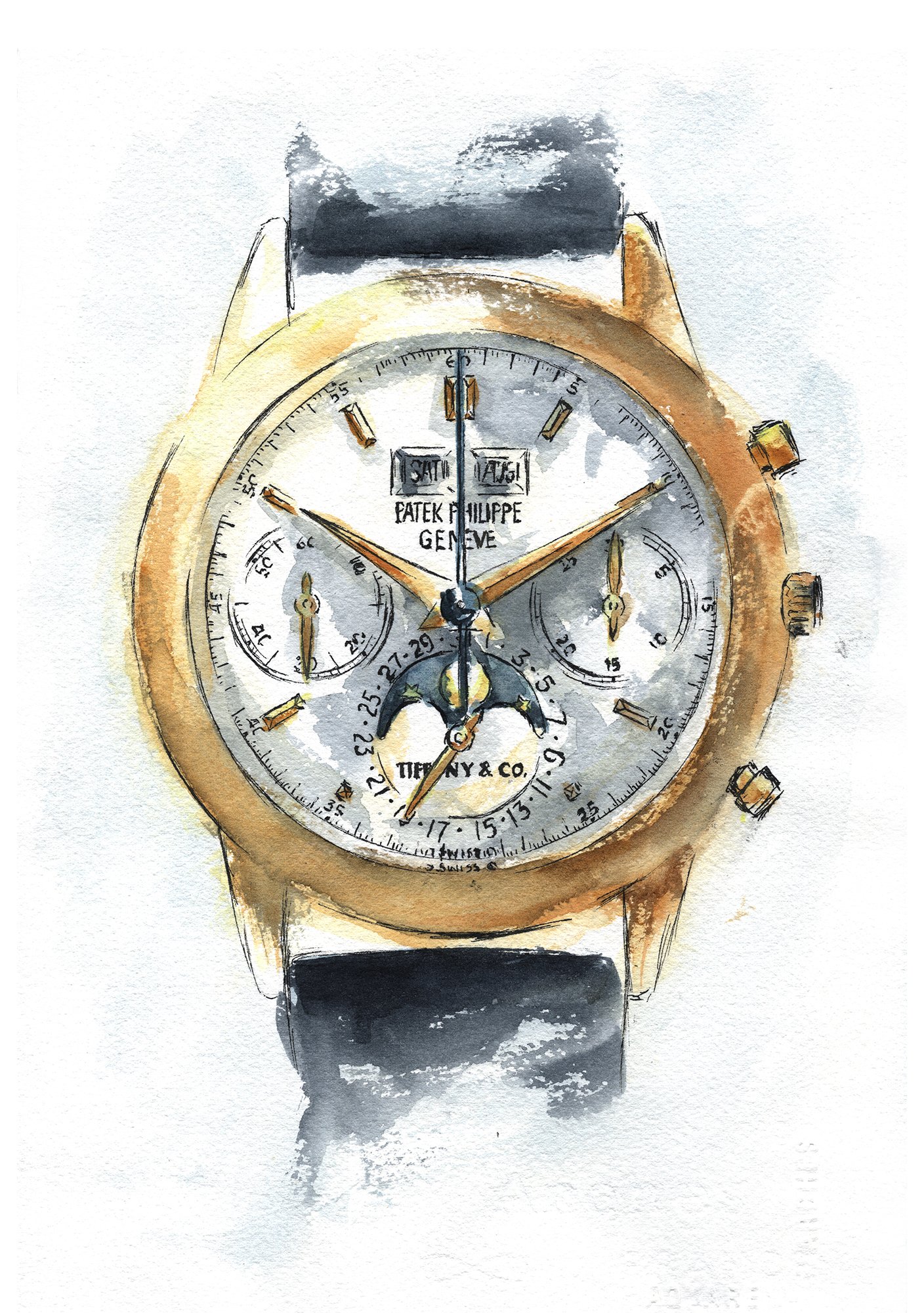 Ink drawings — Xi Wang