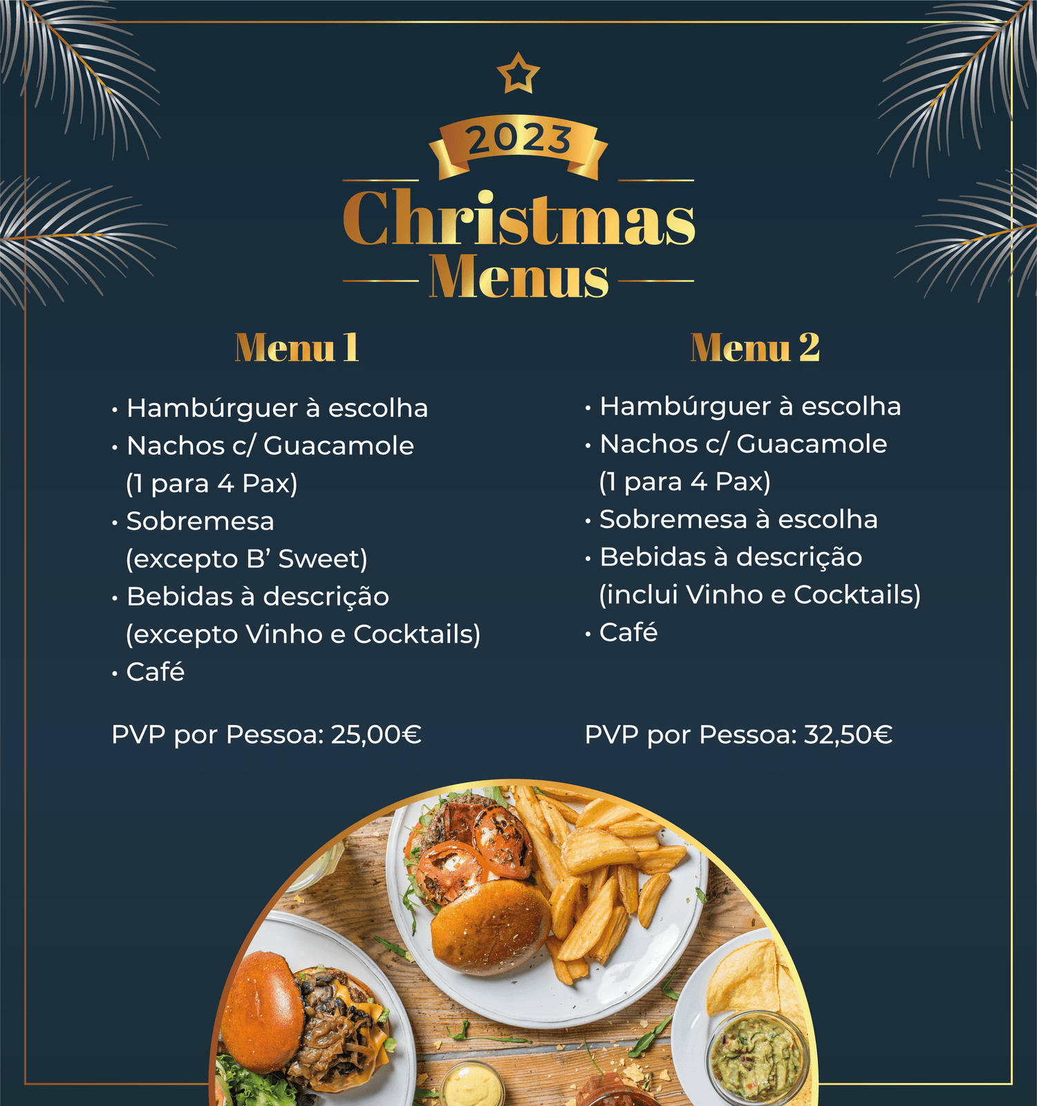 Reservas Jantares de Natal — B' Perfect