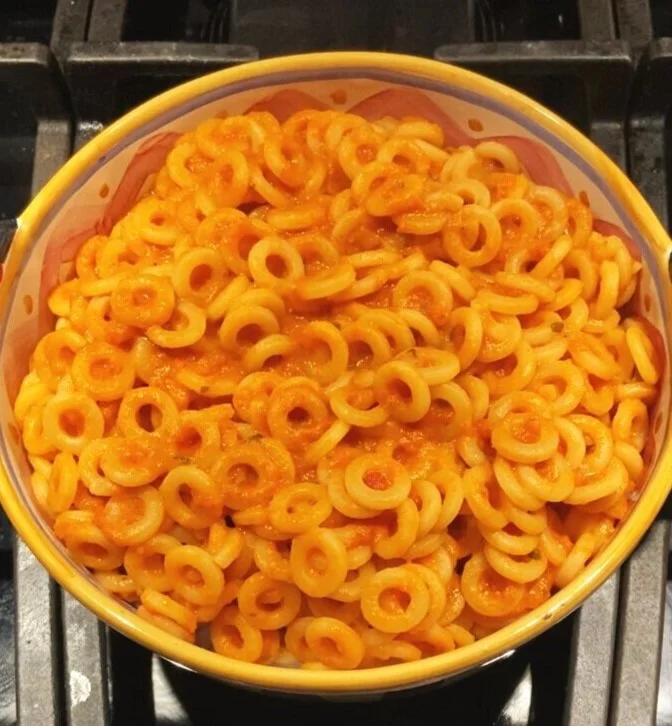 Ut-oh, Spaghettios! — Dishing at the Castle