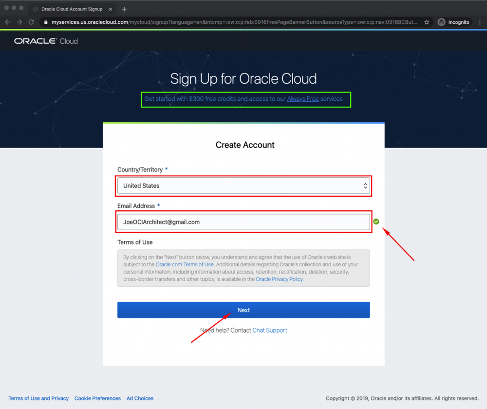 Oracle Cloud Infrastructure Tutorial Series: Creating an Oracle Cloud Free Tier Account — iArch ...