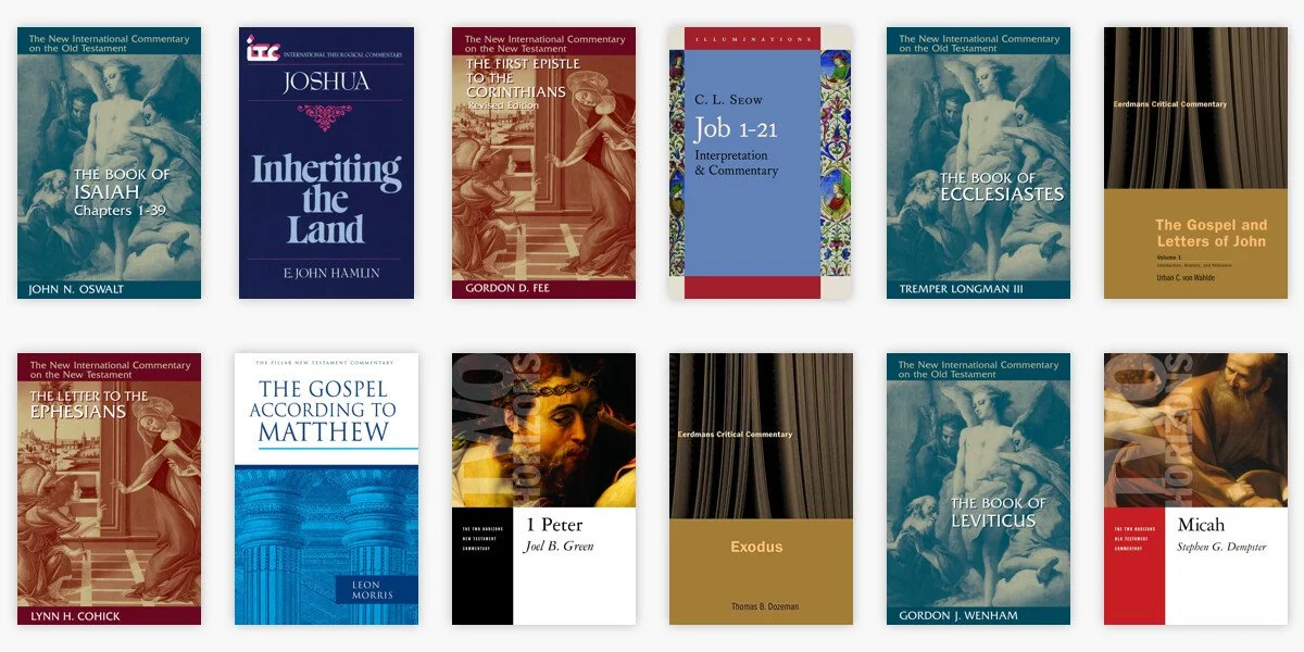 New Online Resource Spotlight: Eerdmans Commentaries | The J. Oliver ...