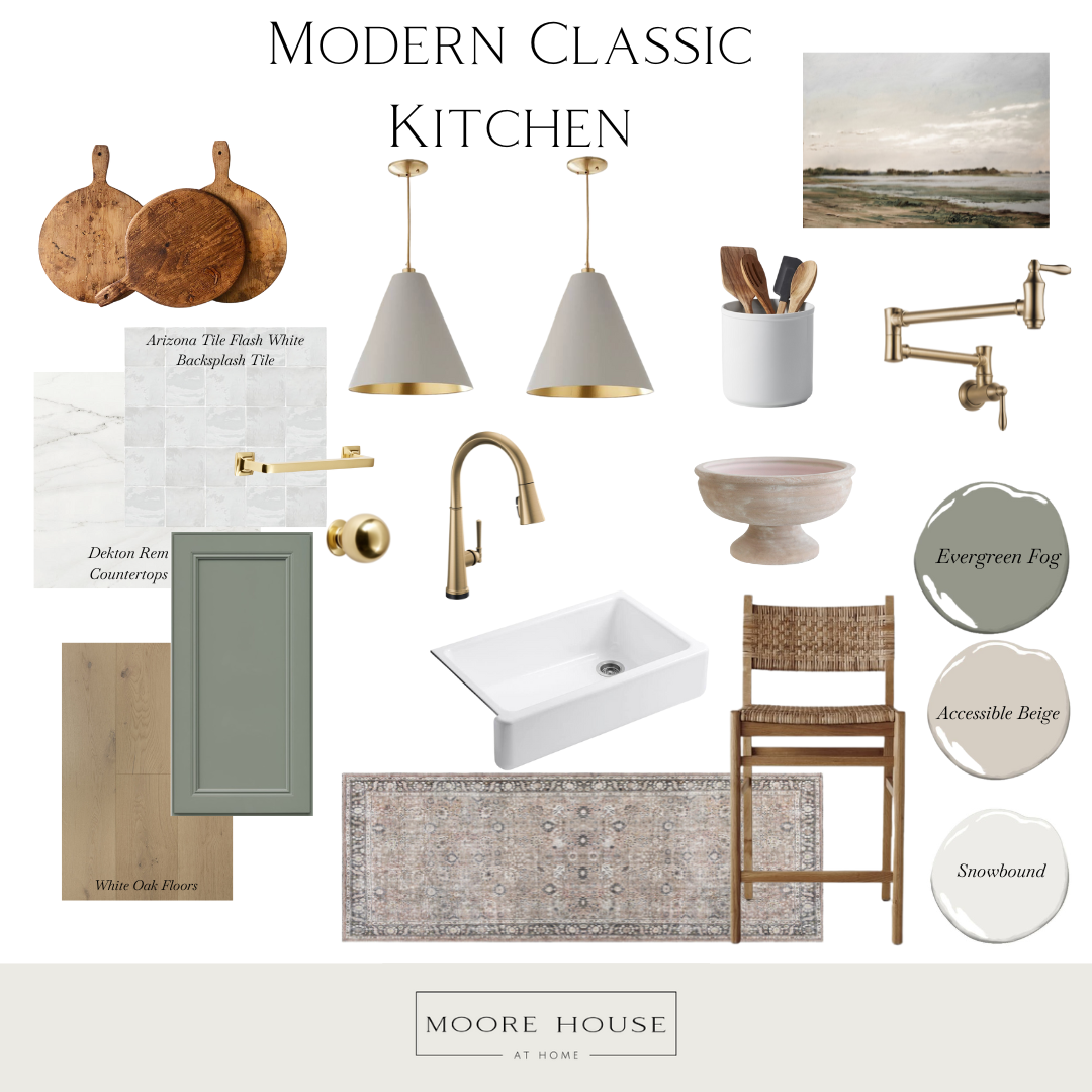 Modern Classic Kitchen Design — Moore House Interiors