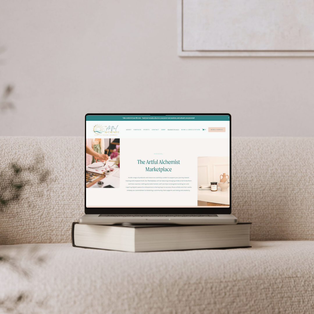 The Artful Alchemist | Mauri's Markups | Branding + Web Design Studio