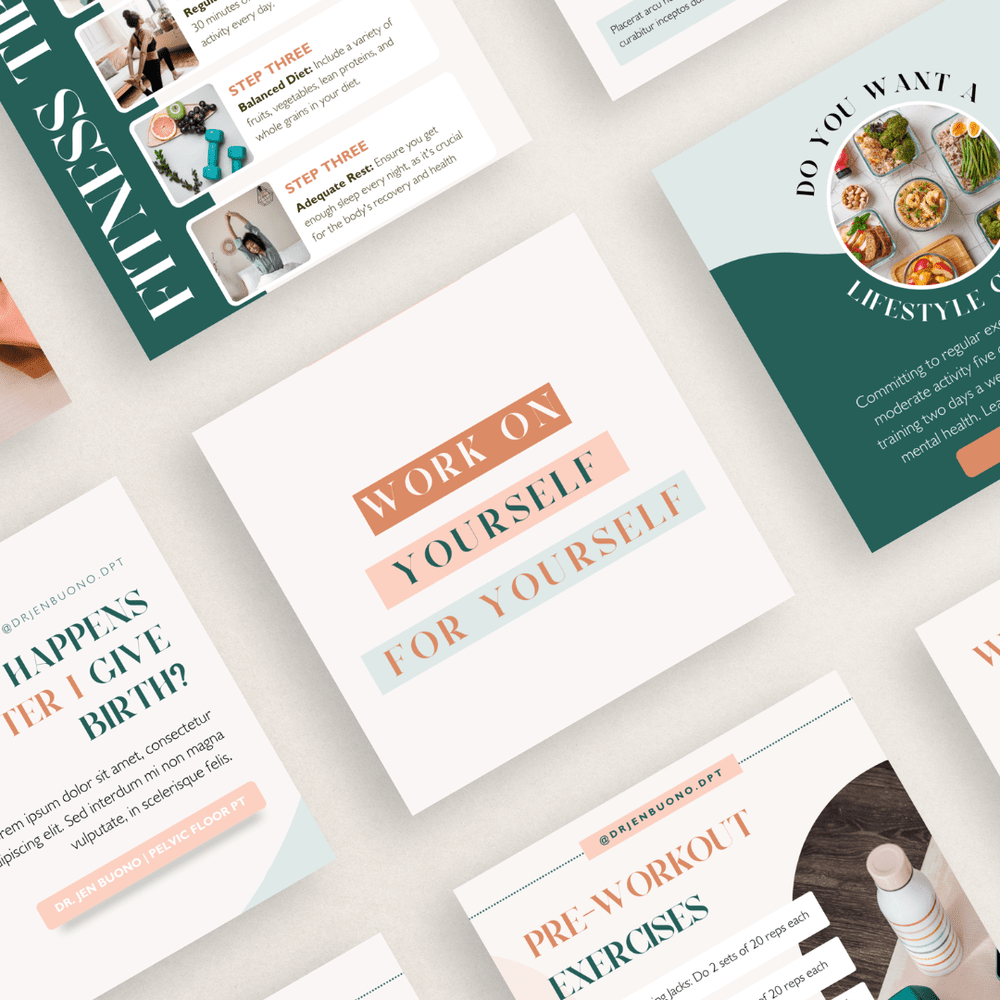 Doc Jen Fitness | Mauri's Markups | Branding + Web Design Studio
