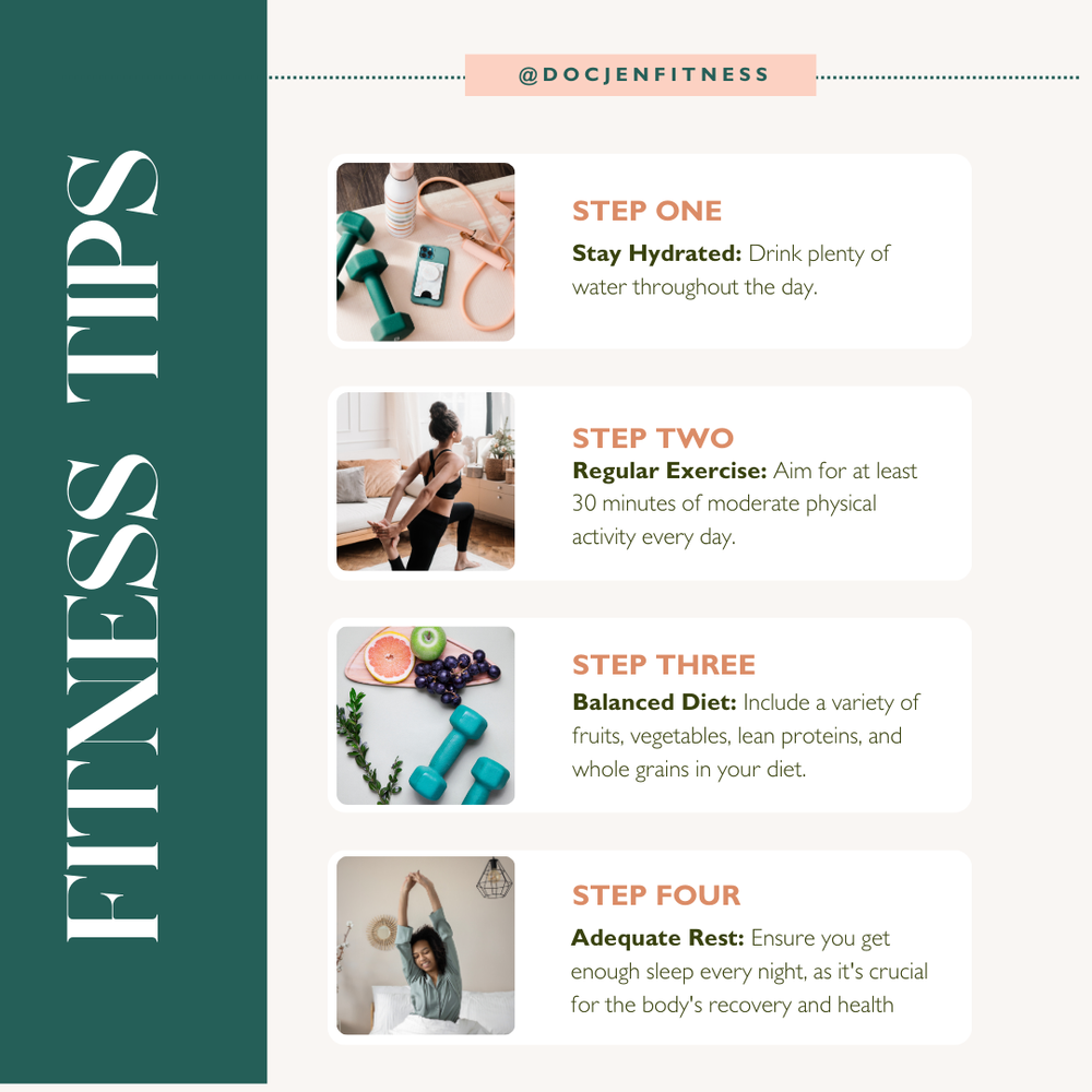 Doc Jen Fitness | Mauri's Markups | Branding + Web Design Studio