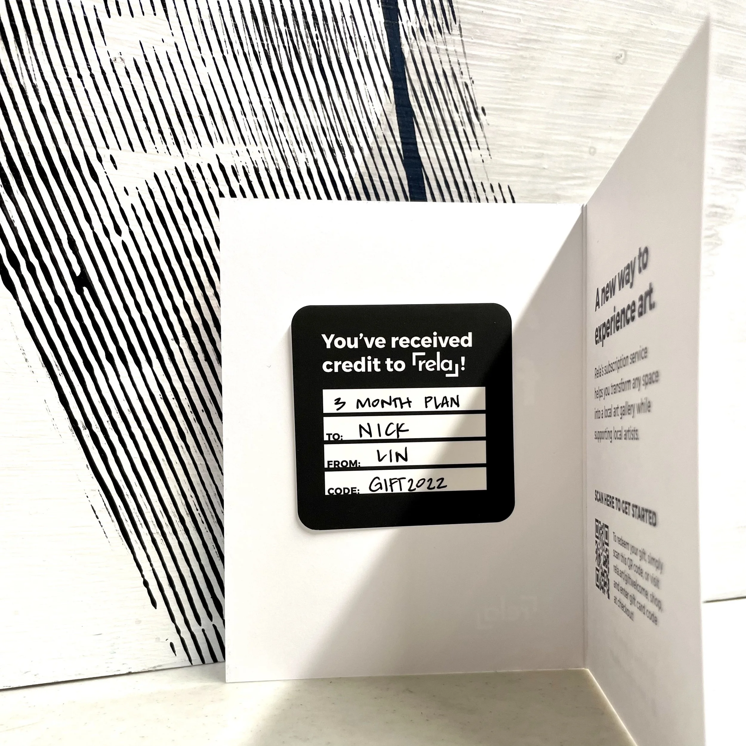 give the gift of art — Rela Art Subscriptions