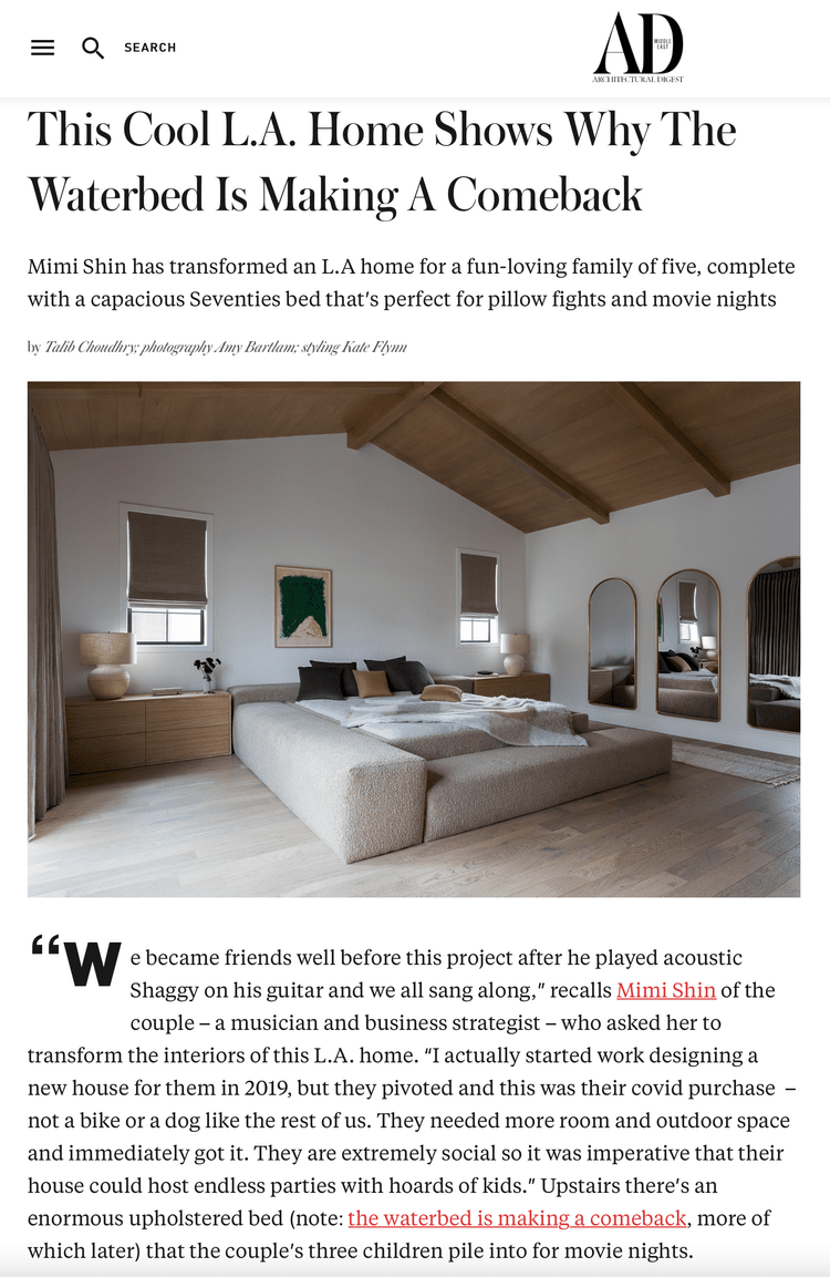 Mimi Shin for Architectural Digest — Kate Flynn | Interior Stylist