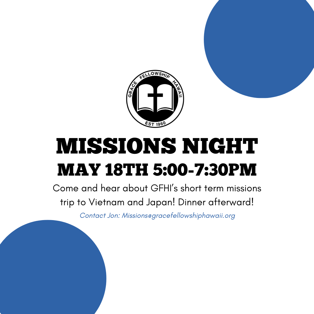 Events — GRACE FELLOWSHIP HAWAII