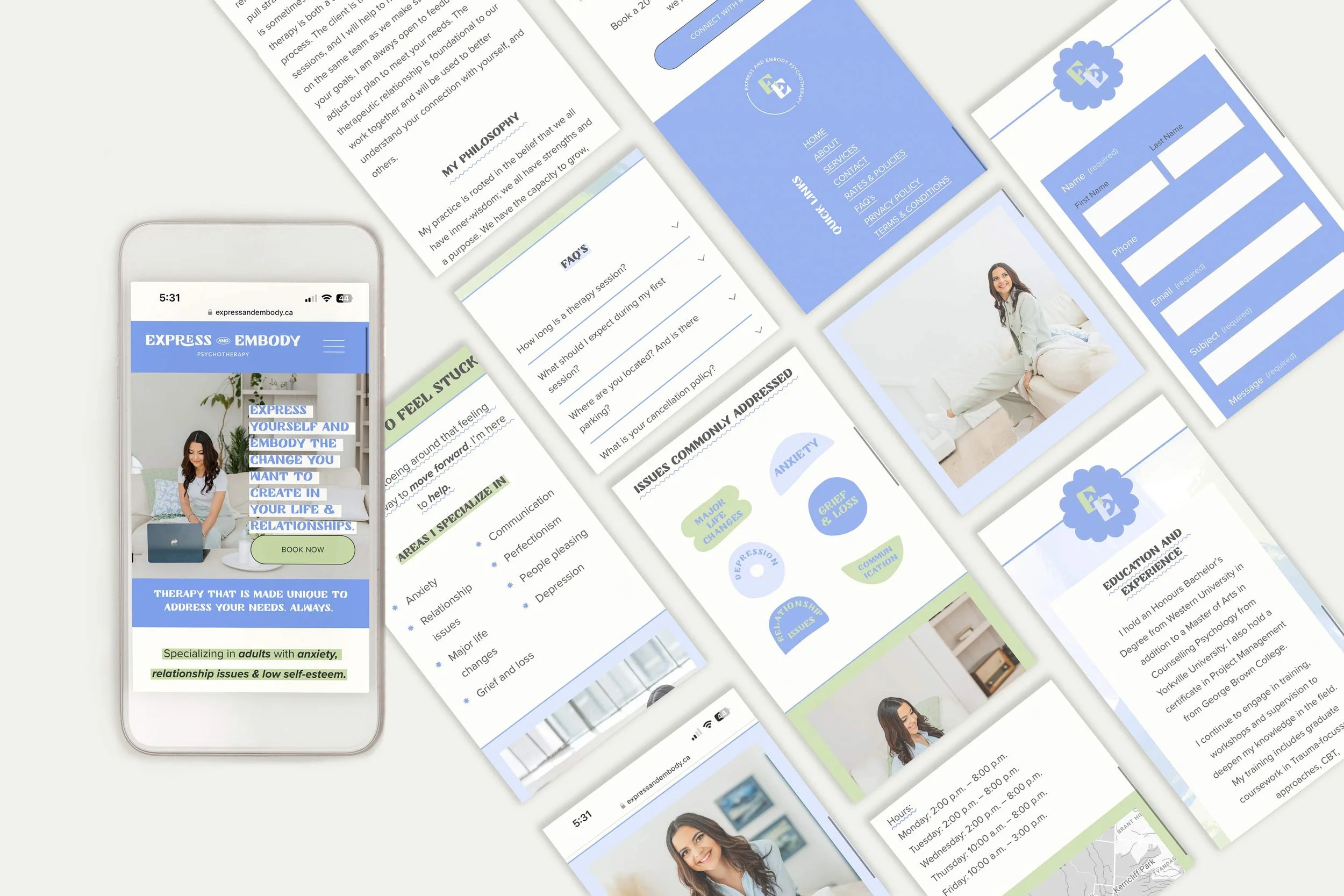 Express and Embody Psychotherapy — Grimshaw Graphics - Branding and ...