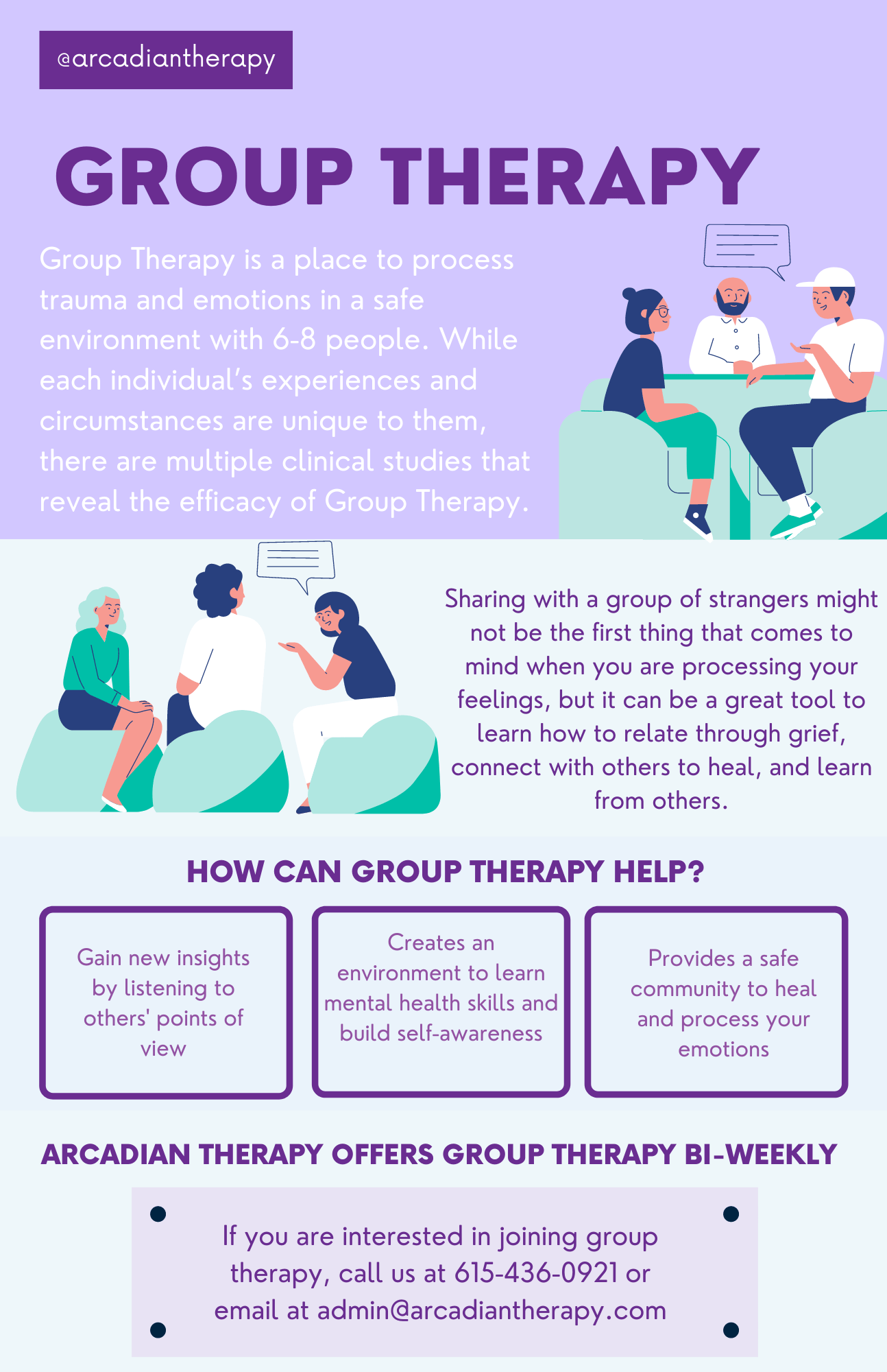 How Group Therapy Is Effective — Arcadian Therapeutic Services