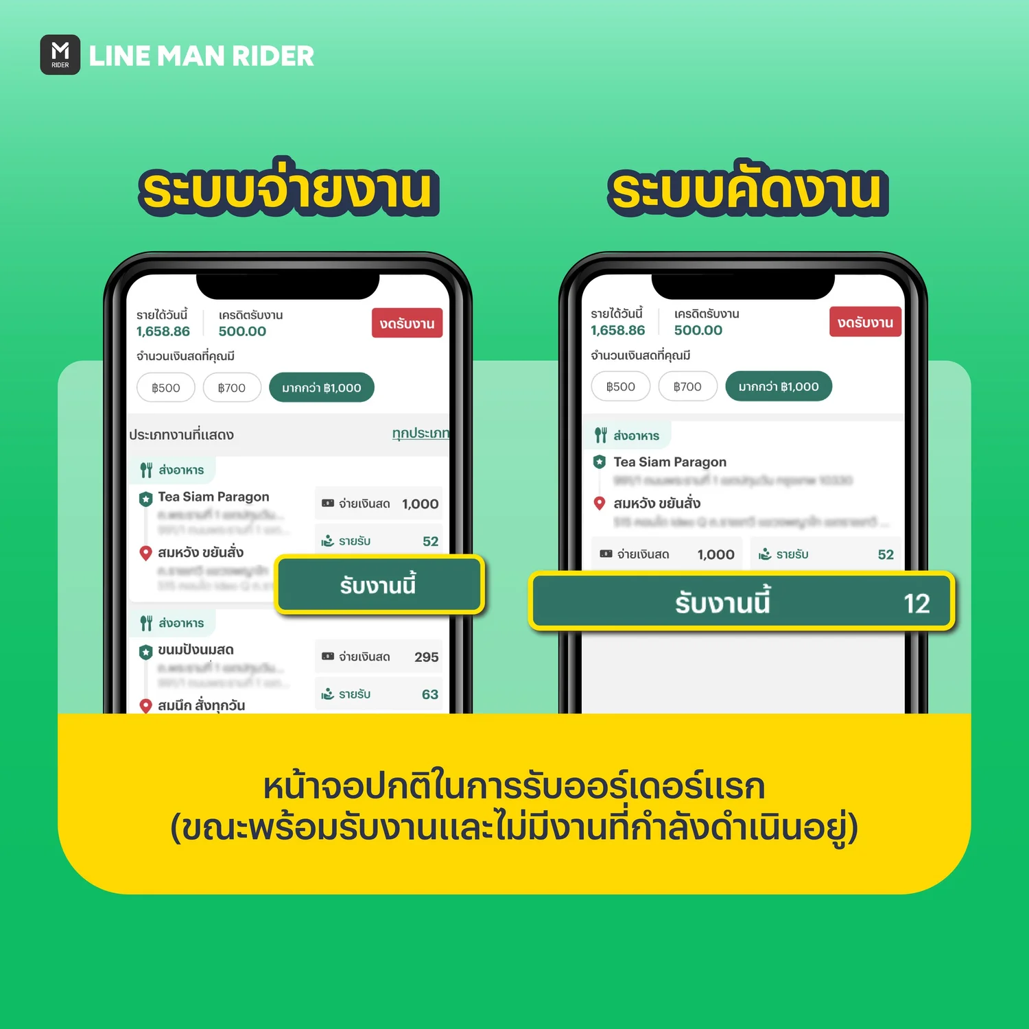 งานพ่วง — LINE MAN RIDER
