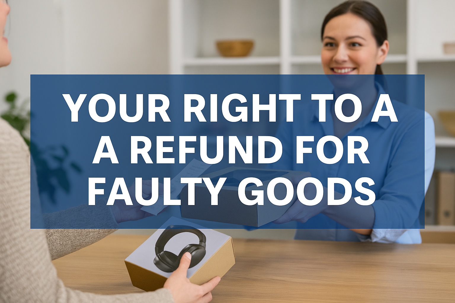 Your Right to a Refund for Faulty Goods — Citizens Advice Lancashire West