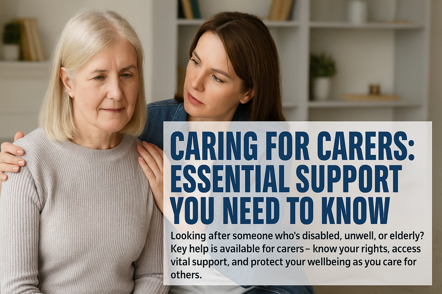 Caring for Carers: Essential Support You Need to Know — Citizens Advice ...