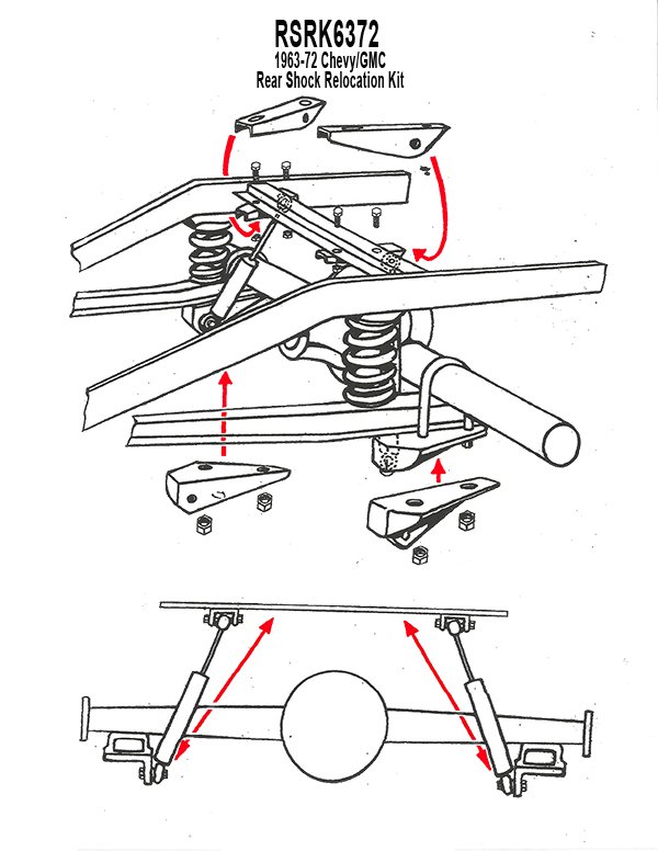 Tubular Trailing Arm Set, 1960-72 Chevy C10 Truck — Custom Sports Trucks
