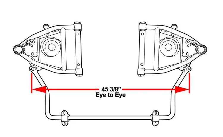 Tubular Trailing Arm Set, 1960-72 Chevy C10 Truck — Custom Sports Trucks