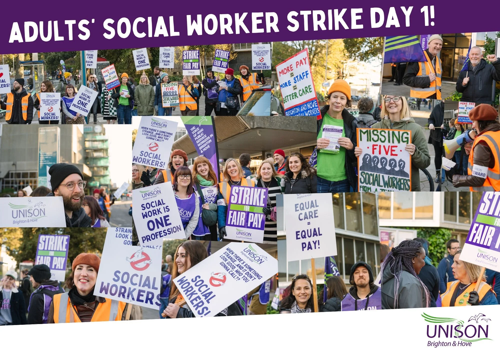 HISTORIC FIRST EVER STRIKE DAY FOR ADULTS SOCIAL WORKERS — Brighton and ...