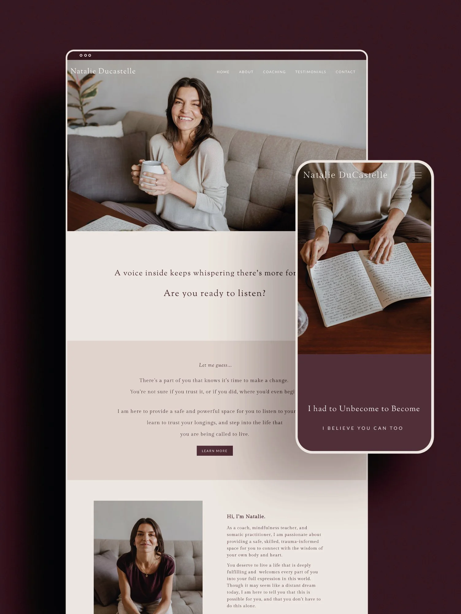 Squarespace Website Design Porfolio | Creations by Faria — Creations by ...
