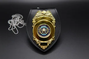 Custom Police Badges With Engravings - Free Badge Holder