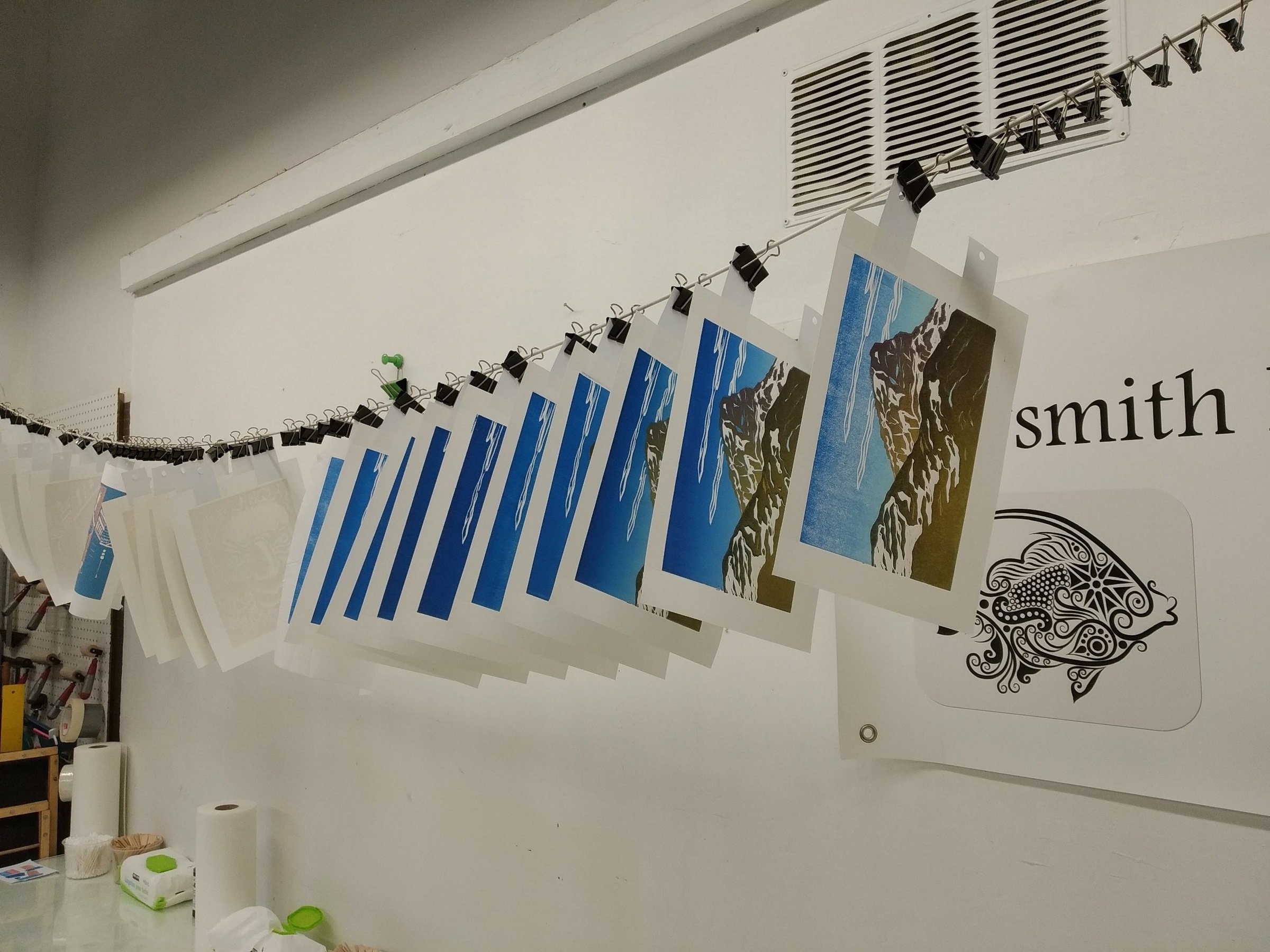 Non-Toxic, Eco Friendly Studio — Printmakers of the Salish Sea