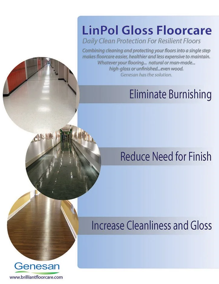 Linpol Gloss; Linpol Floorcare Program — Brilliant Floorcare