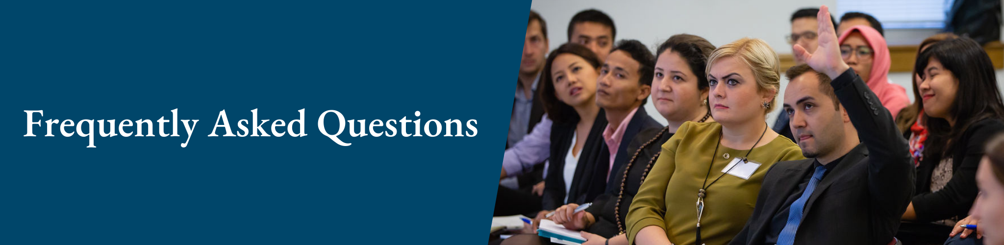 FAQ — Professional Fellows Program