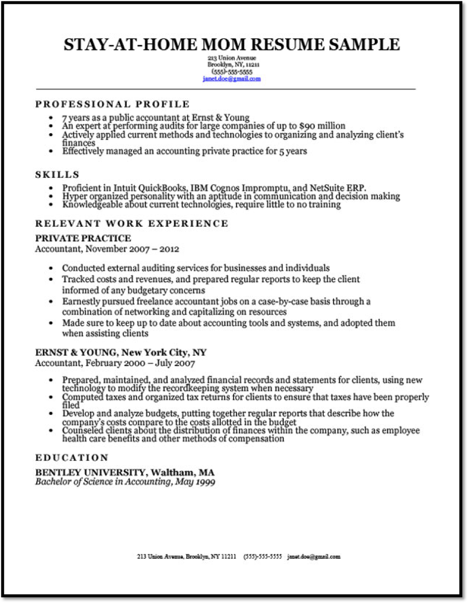 Stay At Home Mom Resume Examples And Tips stay-at-home-mom-resume-examples-and-tips