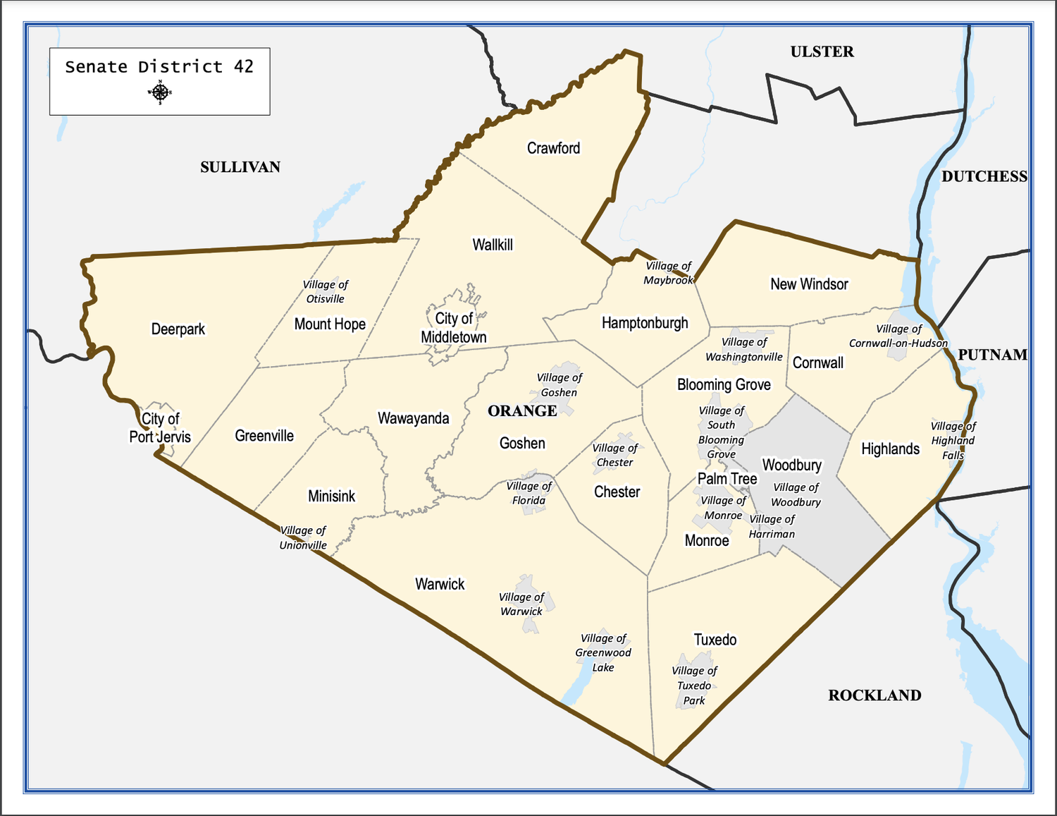 Legislative Districts — Orange County, NY Democratic Committee