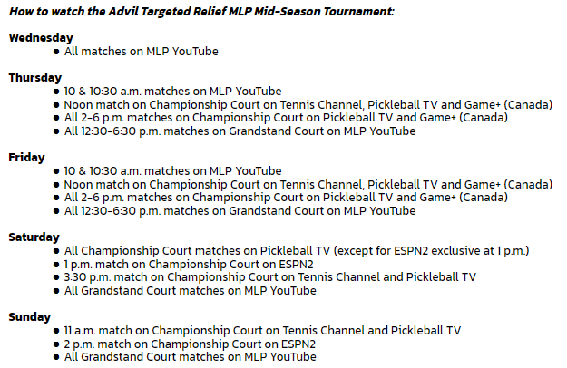 Major League Pickleball — Beer City Open