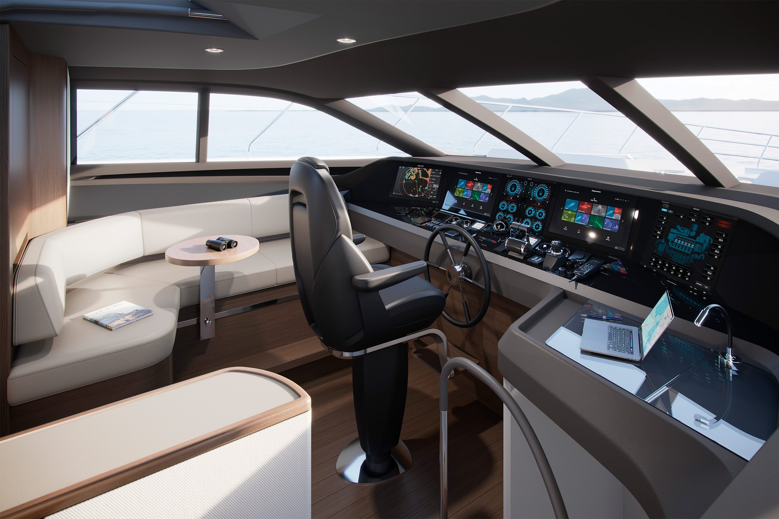 Princess Y95 flybridge motor yacht — Princess Yachts Australia