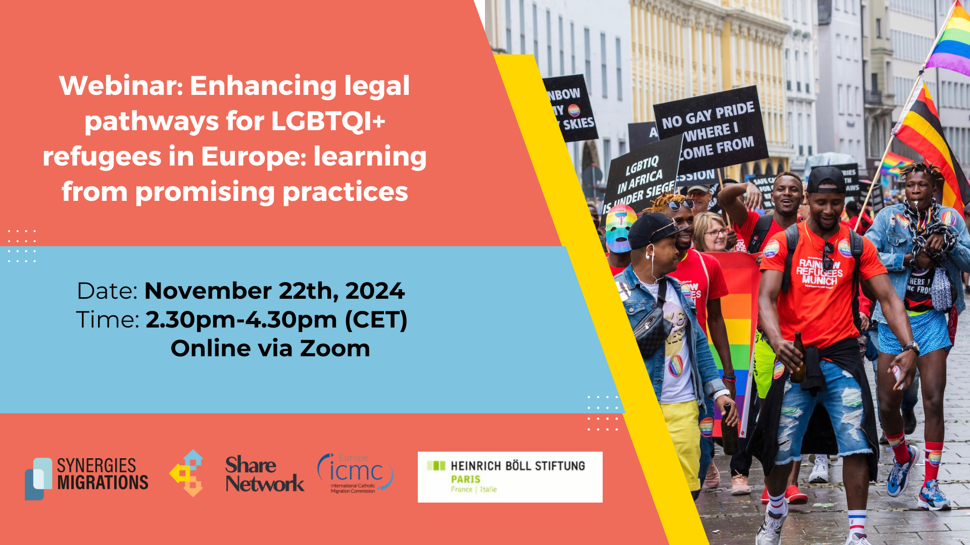 Webinar: Enhancing legal pathways for LGBTQI+ refugees in Europe ...