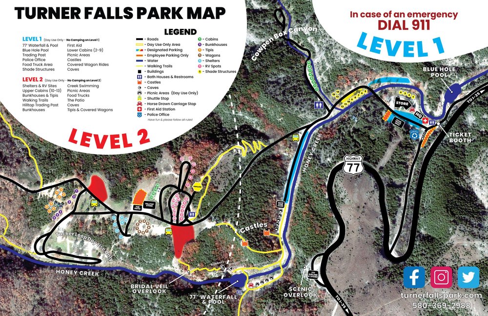Map — Turner Falls Park