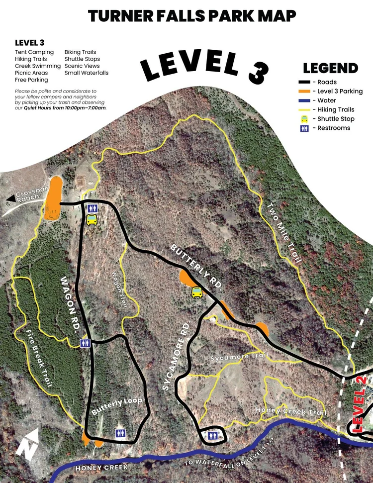 Map — Turner Falls Park