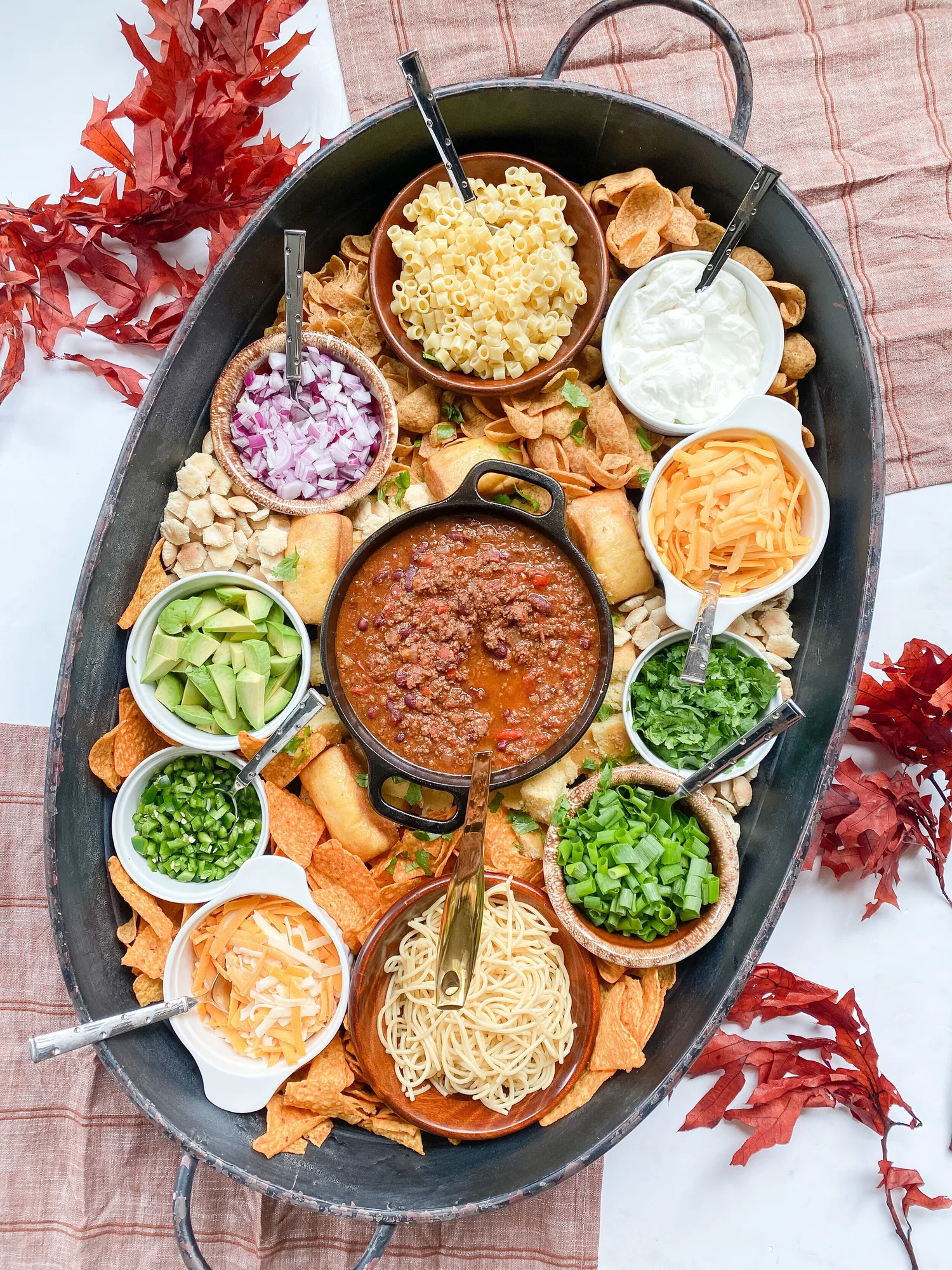 Easy + Delicious Fall Chili Board — Gathered Living