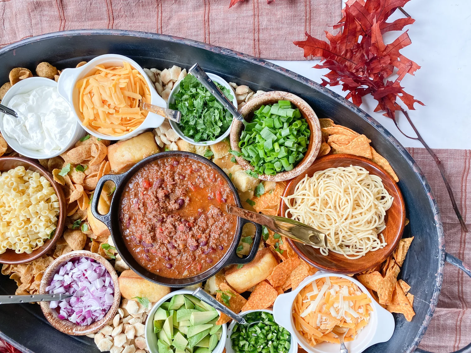 Easy + Delicious Fall Chili Board — Gathered Living