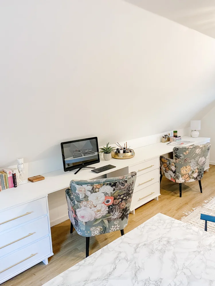 DIY Giant Built-In Wall Desk {Updated} — Gathered Living