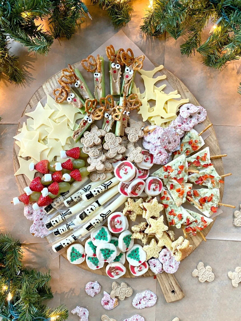 Fun + Festive Kid's Holiday Snackboard — Gathered Living