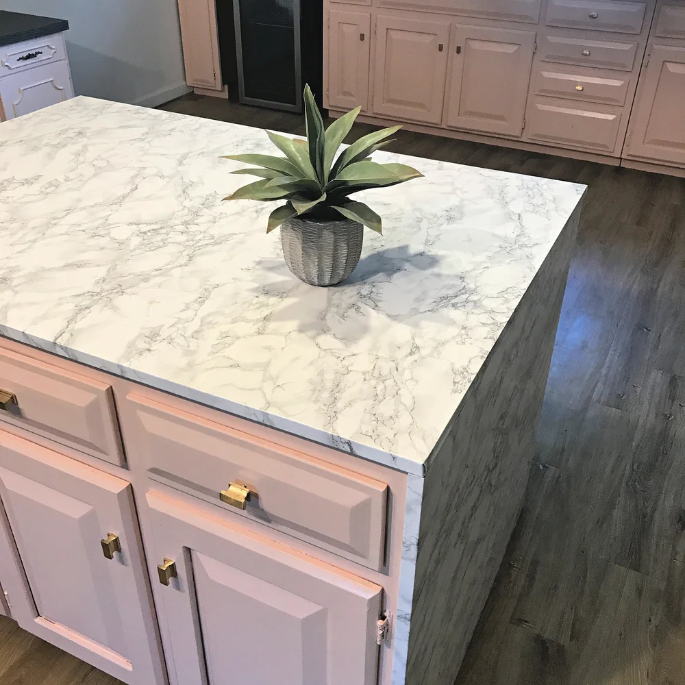 DIY Marble-Look Countertops For Under $200 — Gathered Living