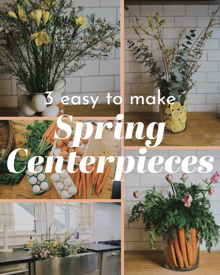 3 Easy to Make Spring Centerpieces — Gathered Living