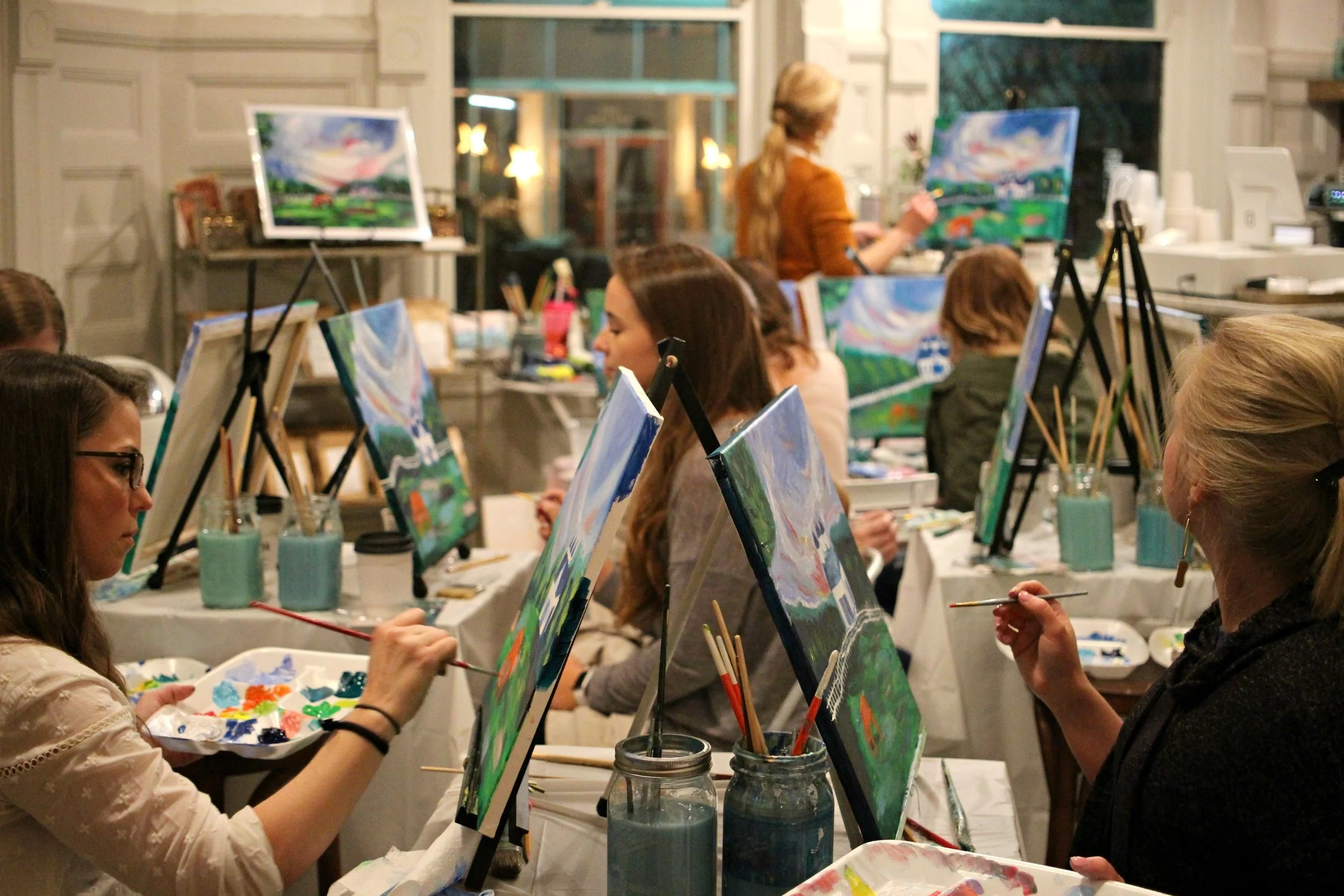 Painting Workshop at The Amsden with Kayla Weber Art — Gathered Living